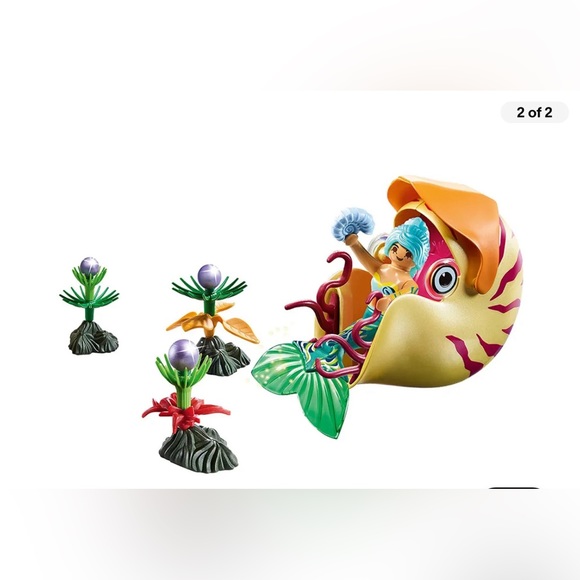 Playmobil | Toys | Playmobil Magic Mermaid With Sea Snail Gondola 7098 ...